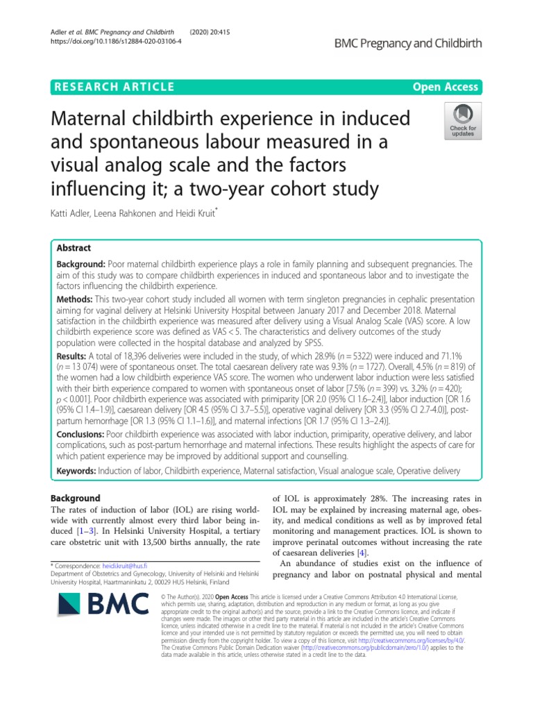 Maternal Journal | PDF | Childbirth | Maternal Health