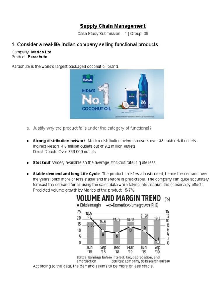 SCM - Case Study - Grp9 | PDF | Supply Chain | Inventory