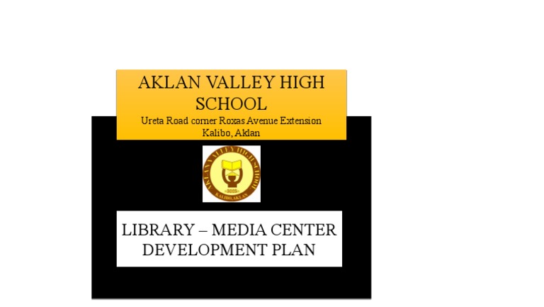 Aklan Valley High School Aklan Valley High School: Library - Media ...