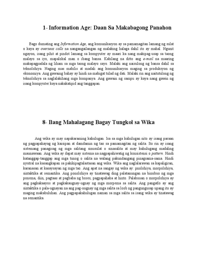 Modernisasyon (RRL) | PDF