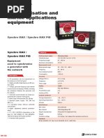 Easergy P3U20 Relay Specifications | PDF | Relay | Power Supply