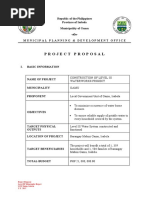 Project Proposal Drainage Canal | PDF | Flood | Storm Drain