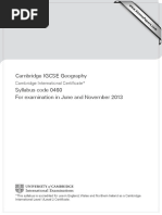 Geography 0460 Syllabus Changes 2027-2029 | PDF | Geography | Natural ...