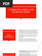 Communication and Globalization | PDF | Globalization | Collaboration
