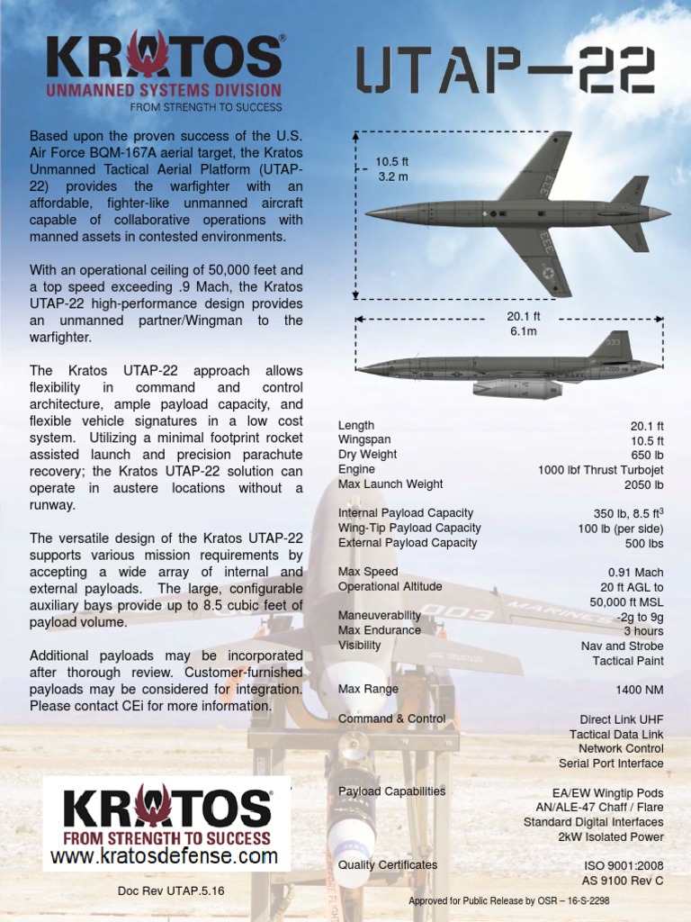 Utap 22 | PDF | Unmanned Aerial Vehicle | Aeronautics
