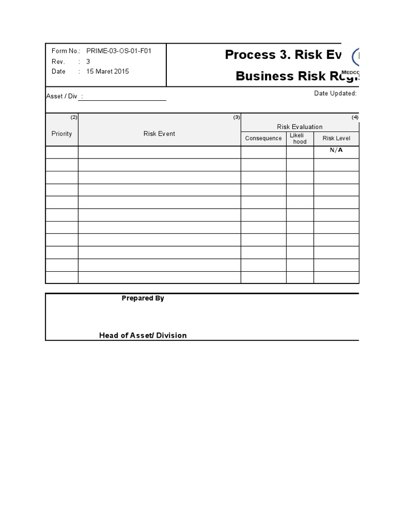 Form RA Tower | PDF | Risk Assessment | Risk