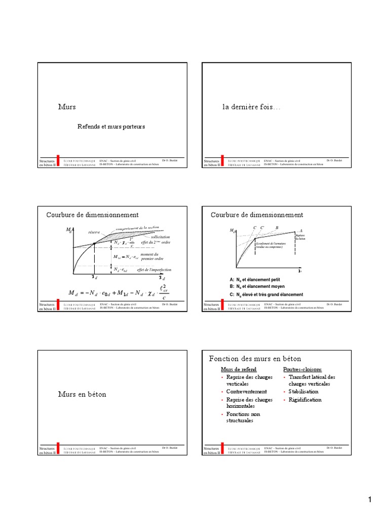 Cours de Structure | PDF | Béton armé | Mécanique du solide