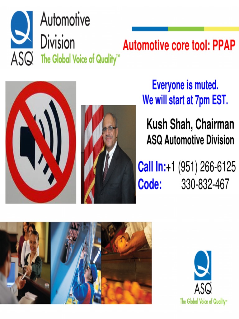 PPAP Webinar Core Tools PDF | PDF | Production And Manufacturing ...