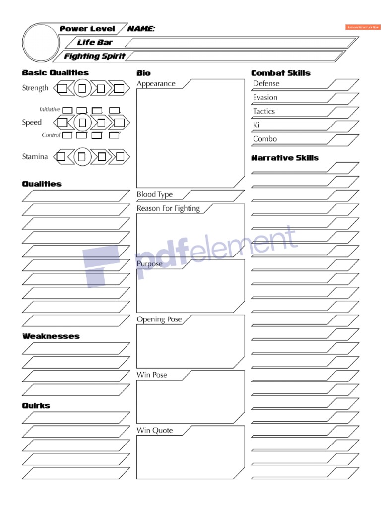 Fight!-Char Sheet 2nd Edition v1.4.1 | PDF