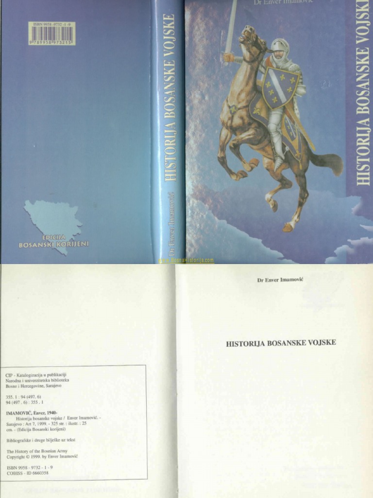 Enver Imamovic - Historija Bosanske Vojske PDF | PDF