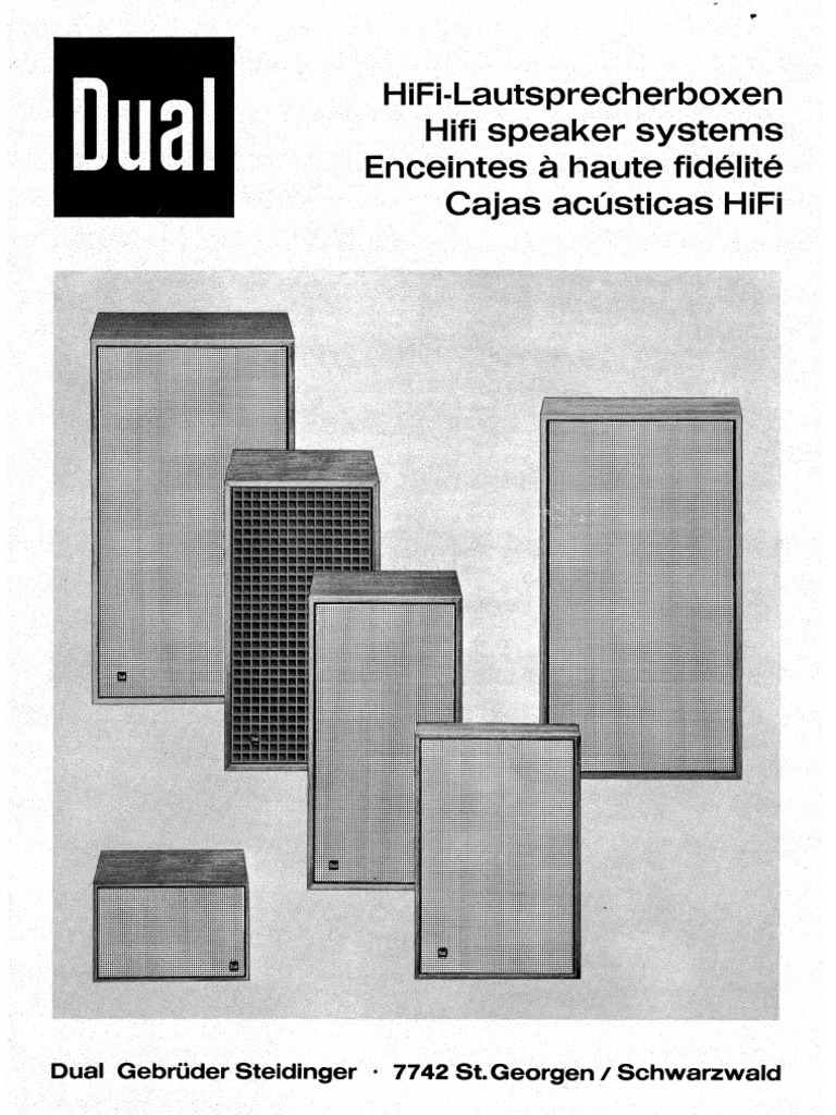 Hfe Dual Hifi Speaker Systems Catalog en de FR Es PDF | PDF