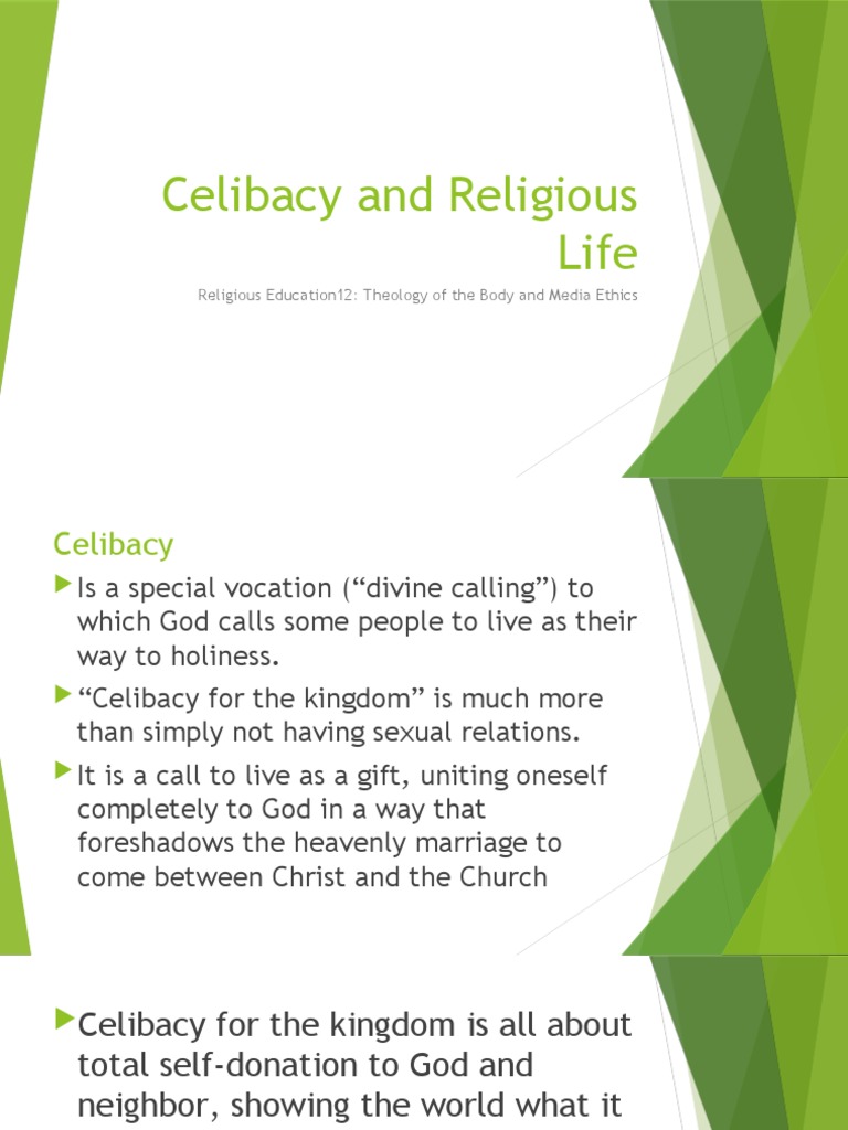 Celibacy and Religious Life | PDF | Celibacy | Priest