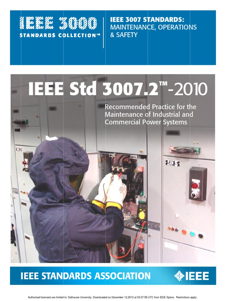 IEEE 3007-2 Recommended-Practice-For-The-Maintenance-Of-Industrial-And ...