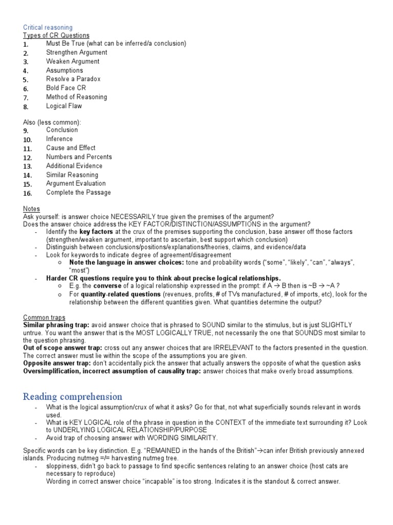 Verbal Notes | PDF | Argument | Question