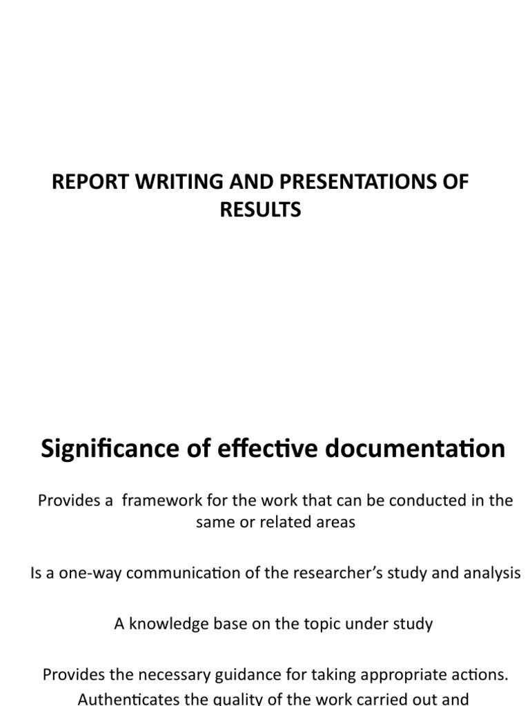 Effective Report Writing Guide | PDF | Data Analysis | Data