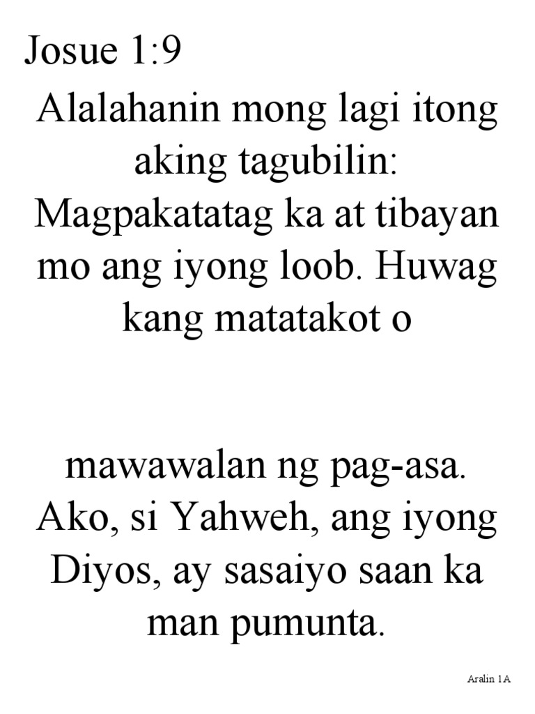 RESM Memory Verse | PDF