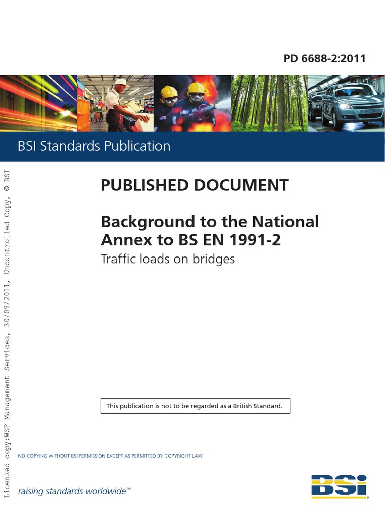 Background To The NA To BS EN 1991-2 | PDF | Traffic | Force