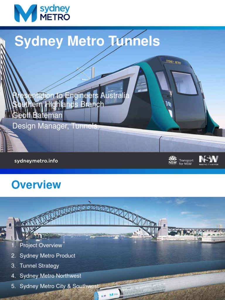 Geoff Batemantunneling Slides - Compressed PDF | PDF | Tunnel | Civil Engineering