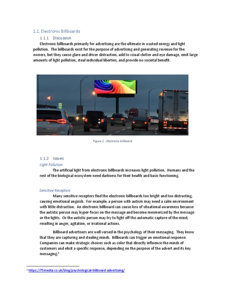 Electronic Billboards Cromwell Softlights Proposal | PDF | Billboard ...