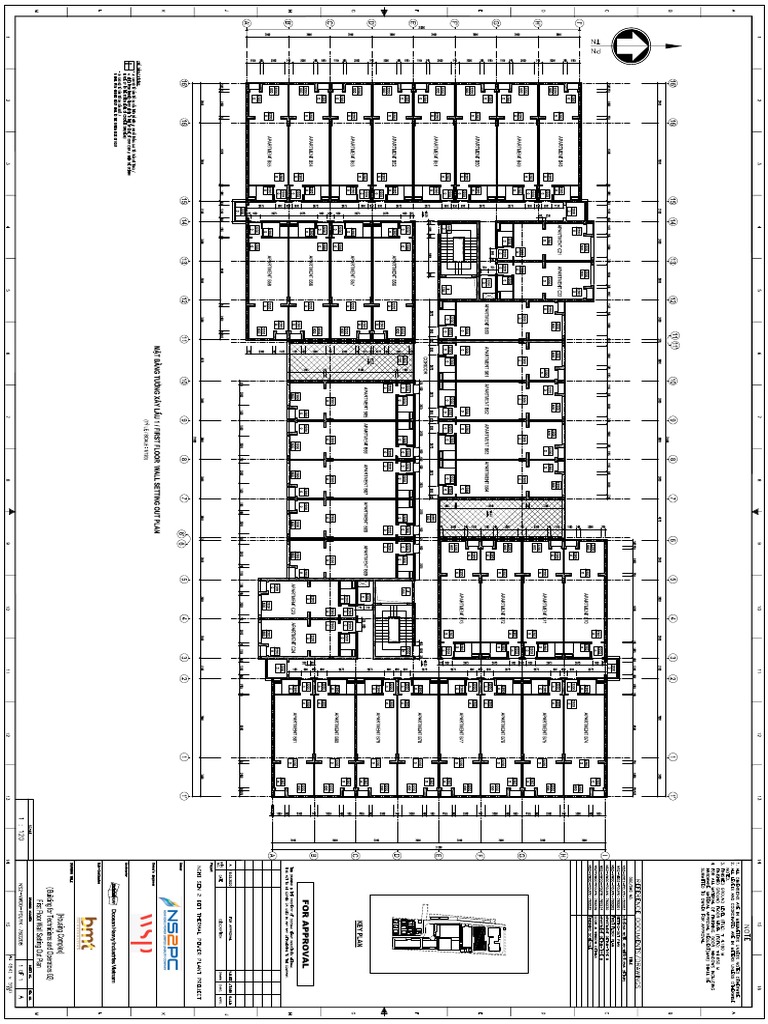 First Floor Wall Setting Out Plan | PDF