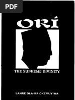 The Yoruba Metaphysical Concept of Ori | PDF | Soul | Consciousness