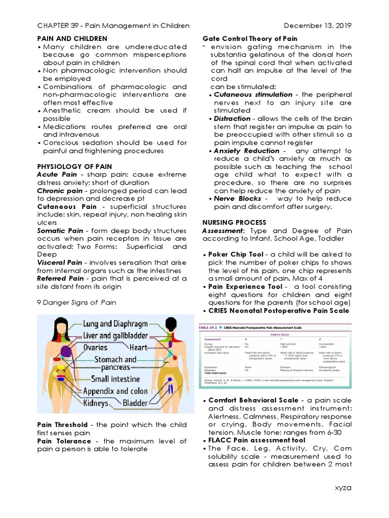 Pain Management Strategies for Children | PDF | Analgesic | Pain