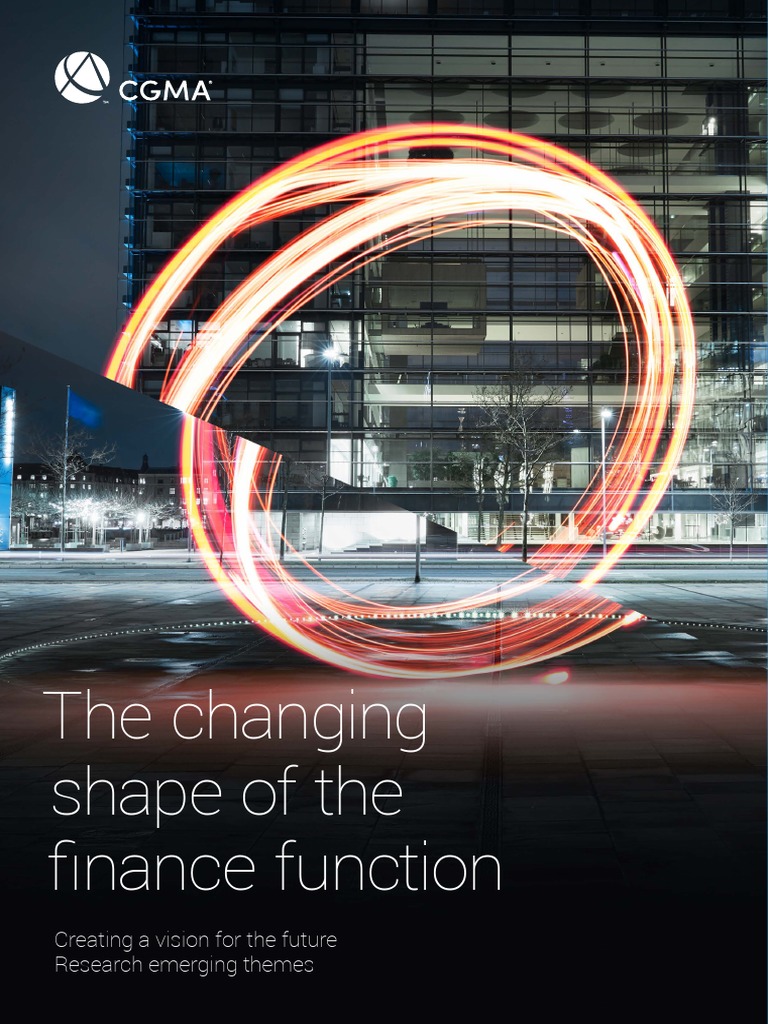 Changing Shape Finance Cgma | PDF | Chief Financial Officer | Analytics