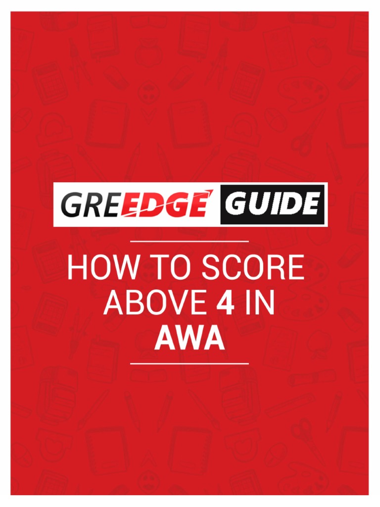 AWA | PDF | Graduate Record Examinations | Argument