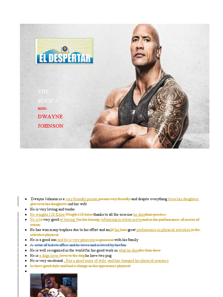 THE ROCK!!: Dwayne Johnson | PDF