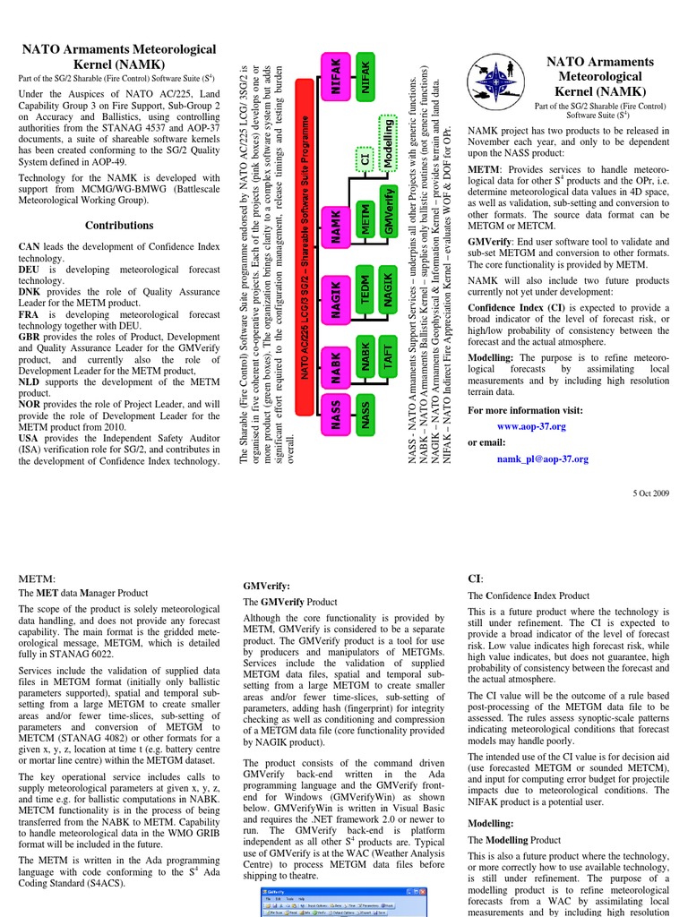 NAMK Brochure | PDF | Weather Forecasting | Meteorology