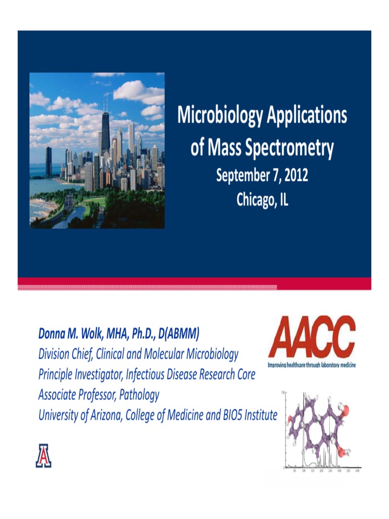 Microbiology Applications Sep 7 2012 | PDF | Time Of Flight Mass ...