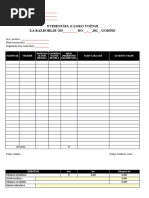 Potvrda o Preuzimanju Vozila | PDF