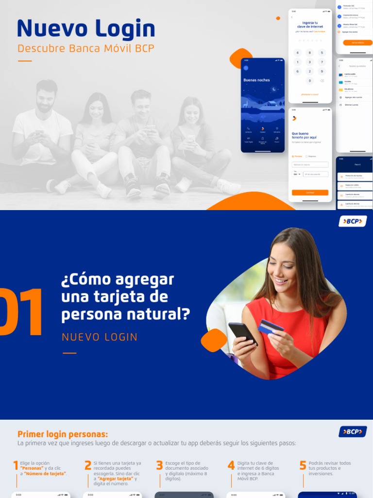 Nuevo Login Banca Móvil BCP | PDF | Teléfonos móviles | Informática