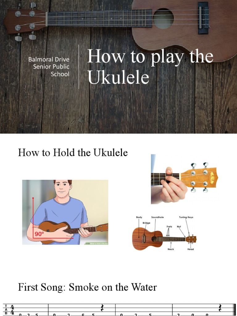 1 - Ukulele Lesson 1 | PDF