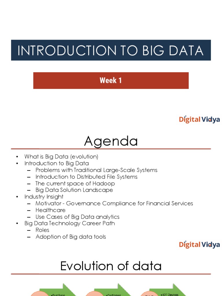 Introduction To Big Data PDF | PDF | Big Data | Distributed Computing