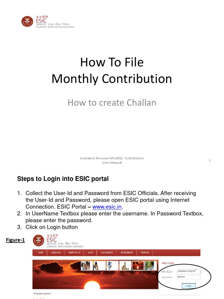ESIC Monthly Contribution Guide | PDF | Microsoft Excel | Hyperlink