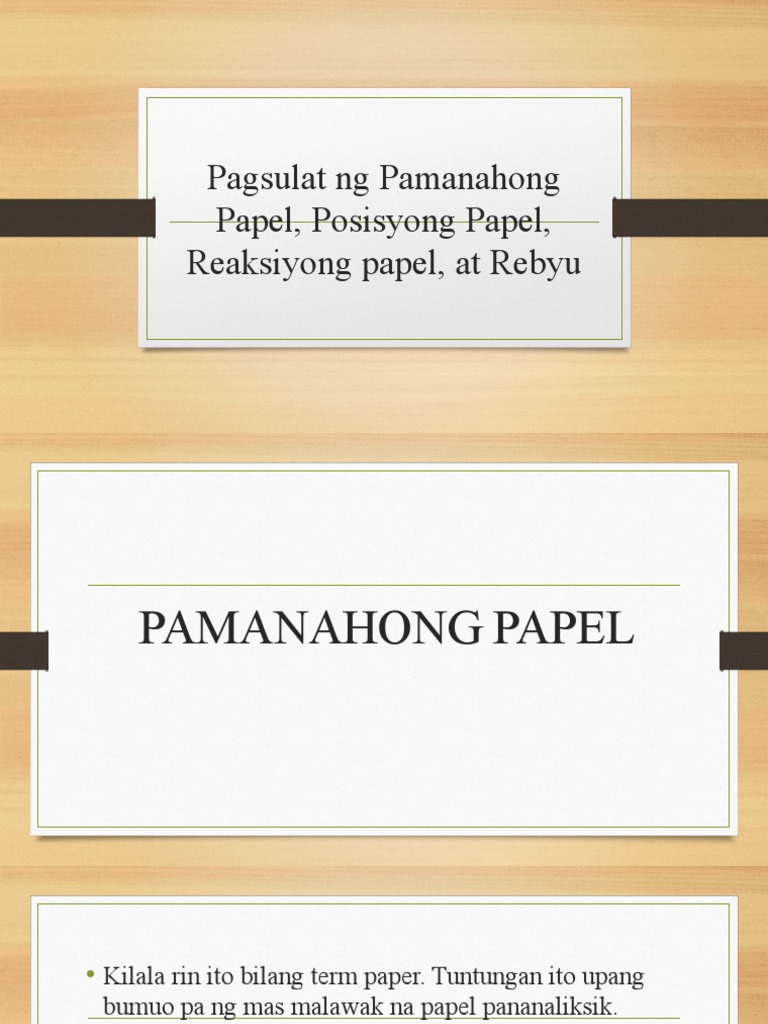 Posisyon, Pamanahon | PDF