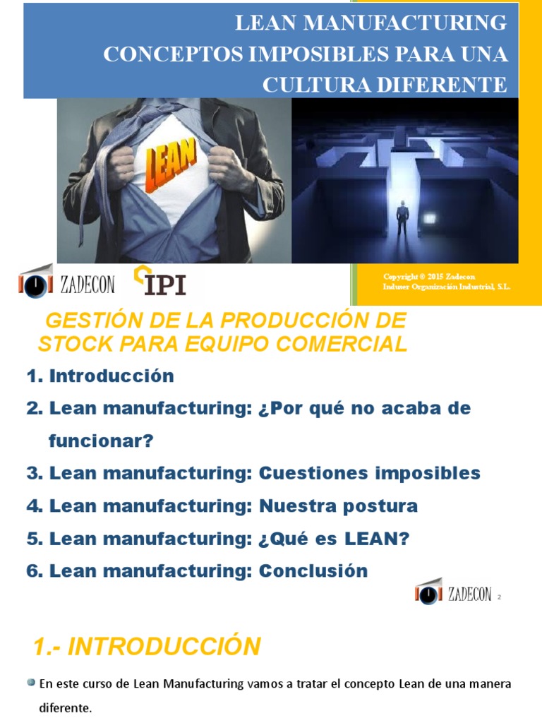 Curso Lean Manufacturing Gratis | PDF | Lean Manufacturing | Los símbolos