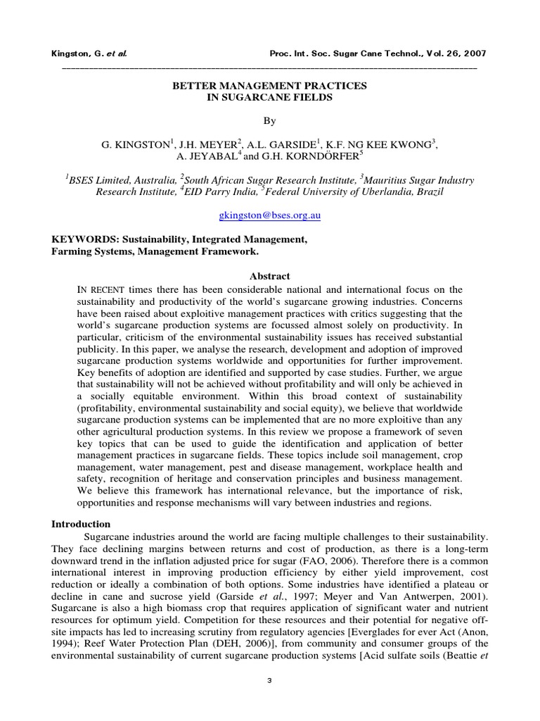 Better Management Practices | PDF | Crop Rotation | Soil