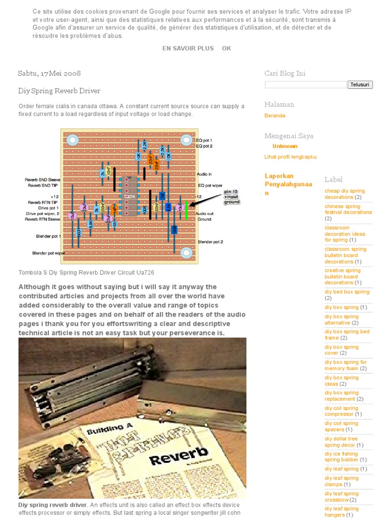 Spring DIY - Diy Spring Reverb Driver | PDF | Sound Technology | Audio ...