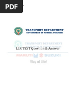 Free LLR Exam Training Material and Mock Test | PDF | Traffic | Traffic ...