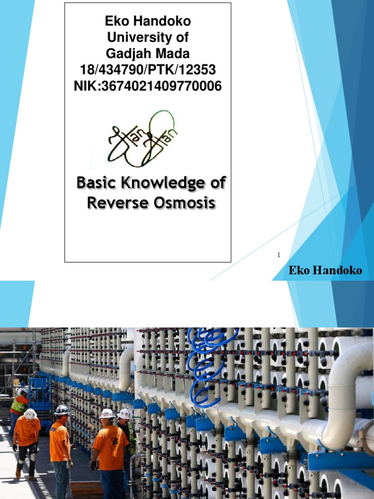 Reverse Osmosis PDF | Download Free PDF | Membrane | Desalination