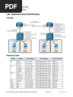 4.5.1 Packet Tracer - Inter-VLAN Routing Challenge | PDF | Ip Address | Networking Standards