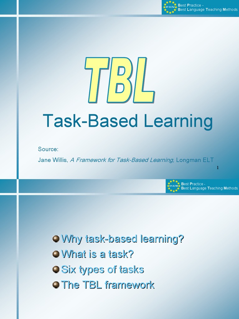 TBL Presentation | Teaching Method | Language Education