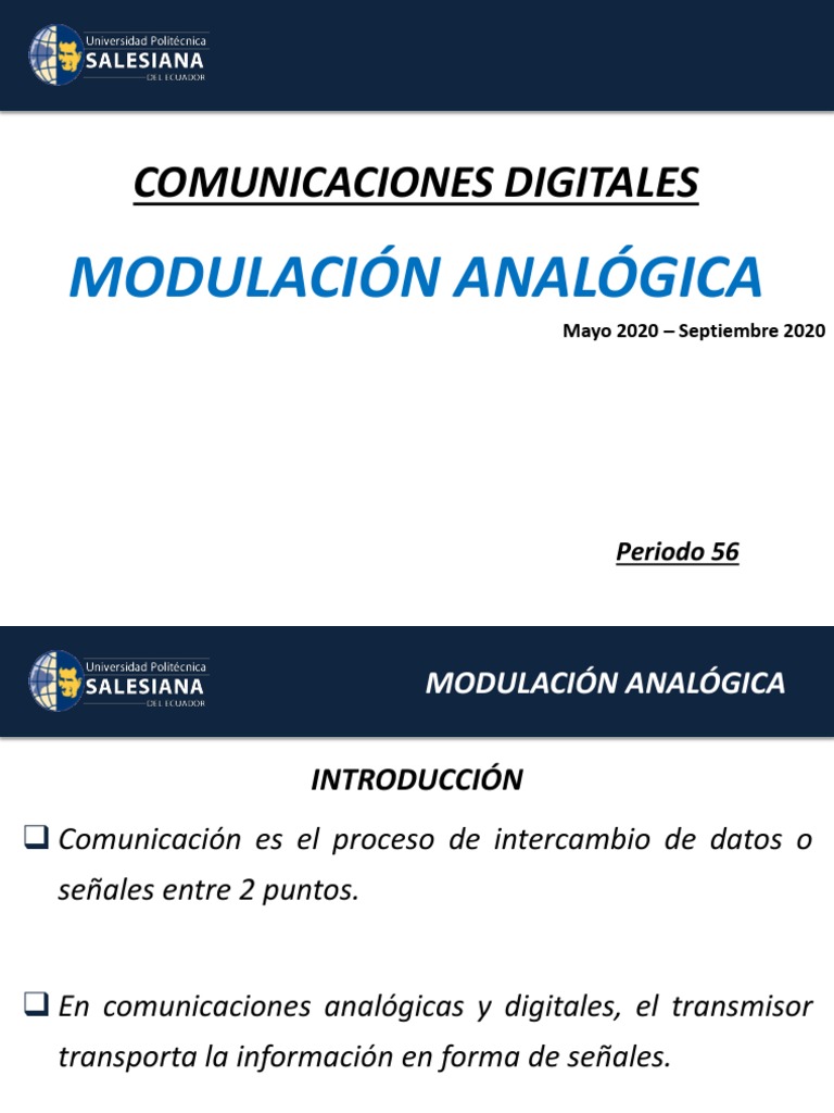 Modulacion Analogica-AM-DSBFC | PDF | Modulación | Señal analoga