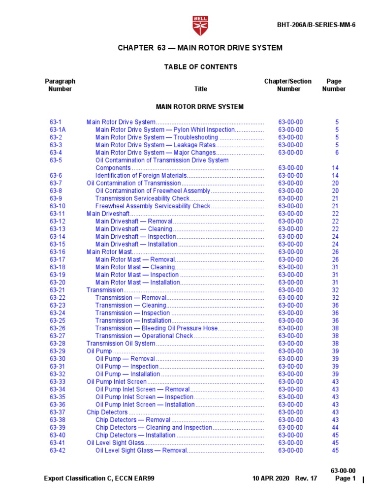 206 MM CH63 | PDF | Helicopter | Transmission (Mechanics)