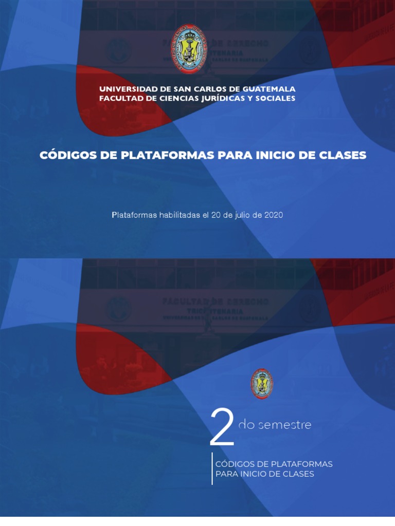 Codigos Clases Facultad Derecho 1 | PDF | Guatemala | Principios éticos