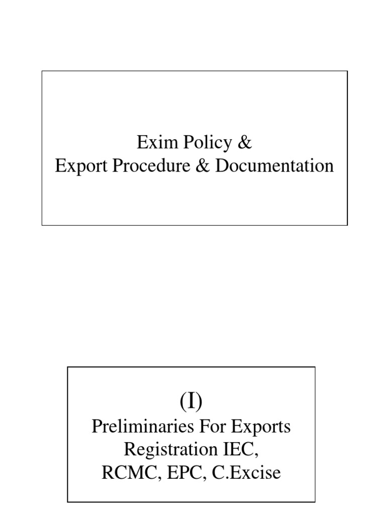 EXIM Info | PDF | Freight Transport | Services (Economics)