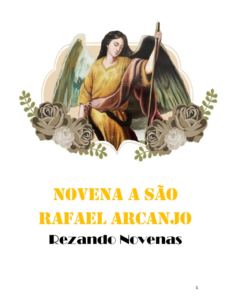 Novena São Rafael Arcanjo - História, Orações, Novena e Ladainha | PDF ...