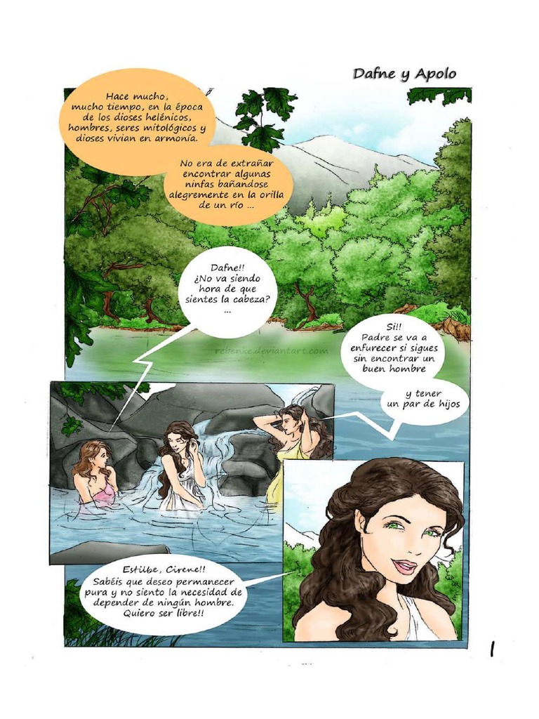 COMIC DAFNE Y APOLO (Modo de Compatibilidad) | PDF